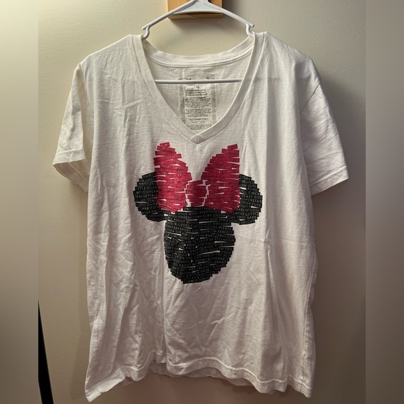 Disney | Tops | Disney Xl White Minnie Mouse Shirt F | Poshmark
